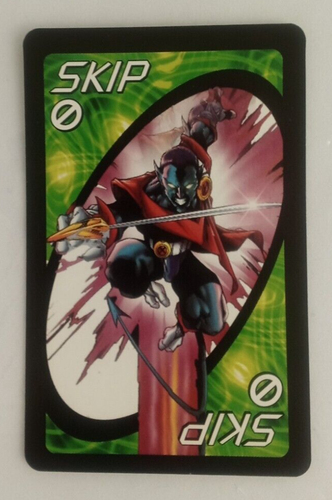 2003 Marvel Comics X-MEN Uno Card Green Nightcrawler Skip Card | eBay