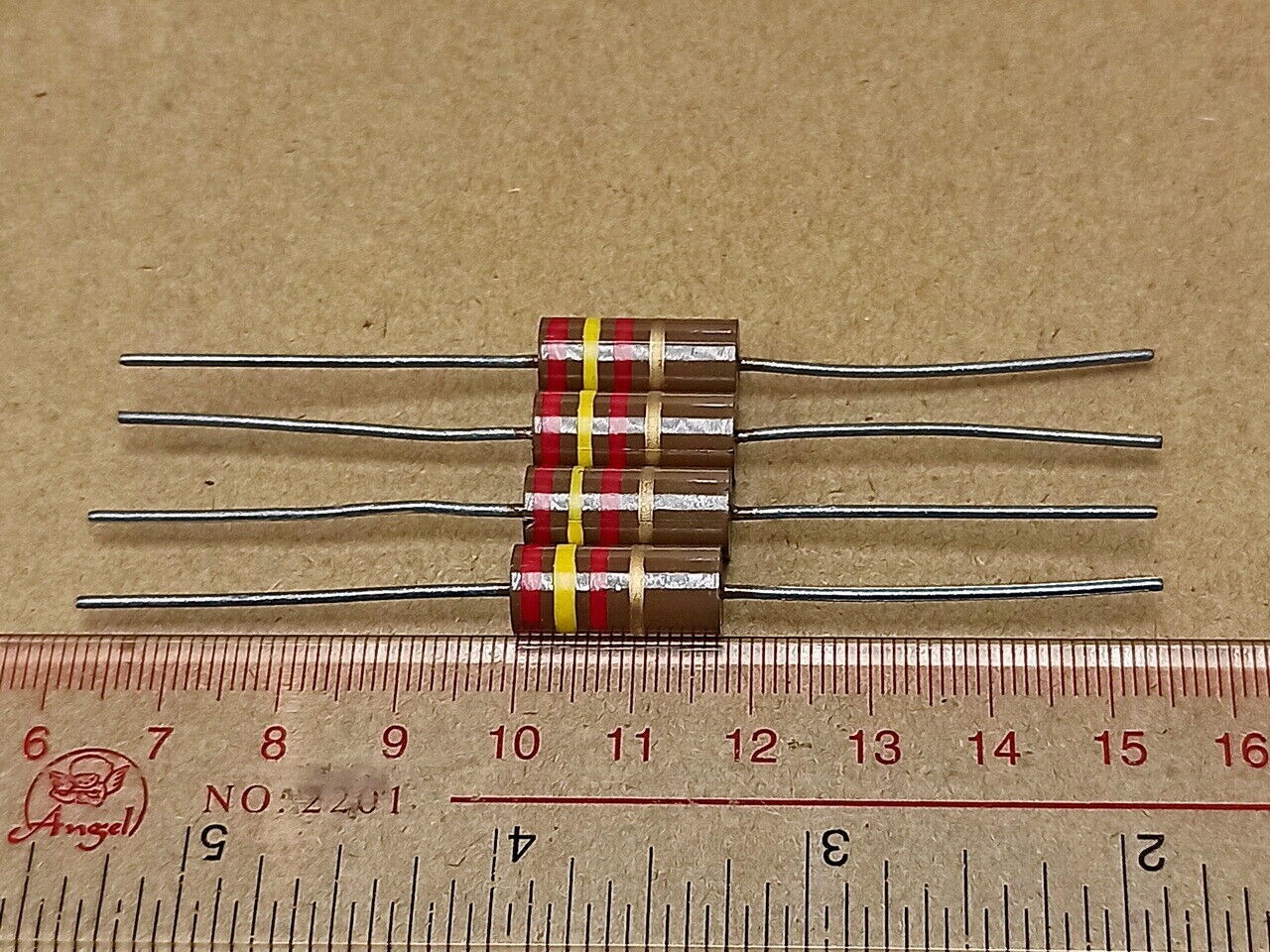 4 pcs Riken Ohm RM 2400R 2400 ohm 2.4k 2W 5% carbon resistor | eBay