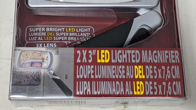 UltraOptix LED Lighted Folding Magnifier 3x for sale online | eBay
