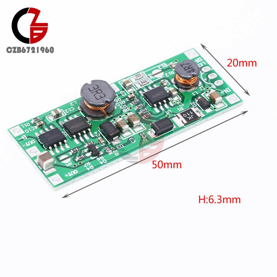 DC 5-12V to 9V 12V 18650 Lithium Battery UPS Voltage Converter Charging ...