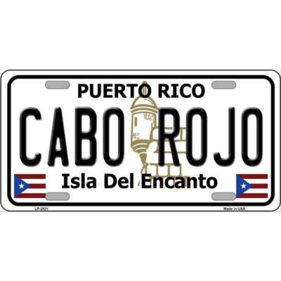 Cabo Rojo Metal Novelty License Plate Tag LP-2821 | eBay