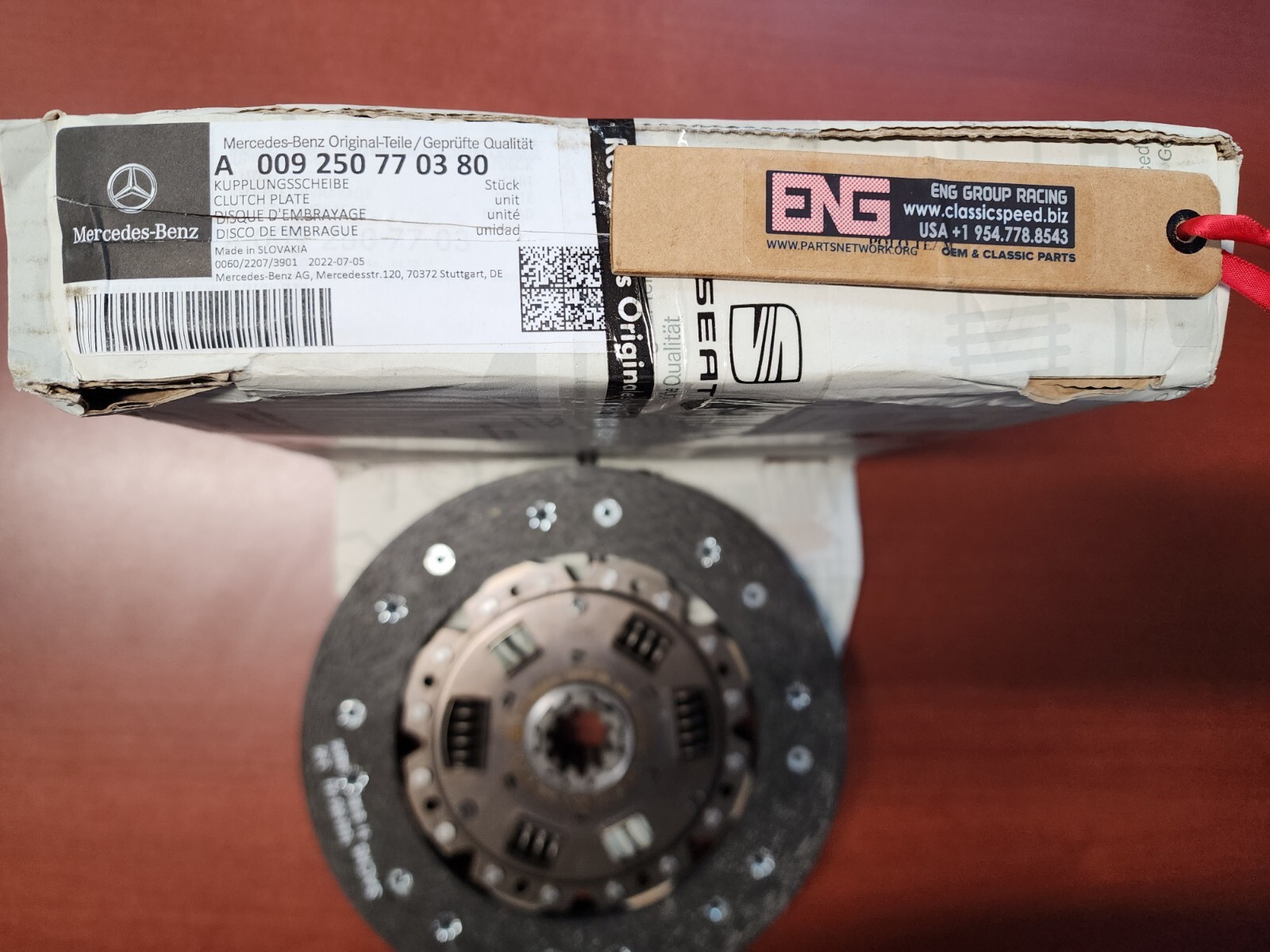 OEM NEW GENUINE CLUTCH PLATE A009250770380 MERCEDES-BENZ G230, G250 ...