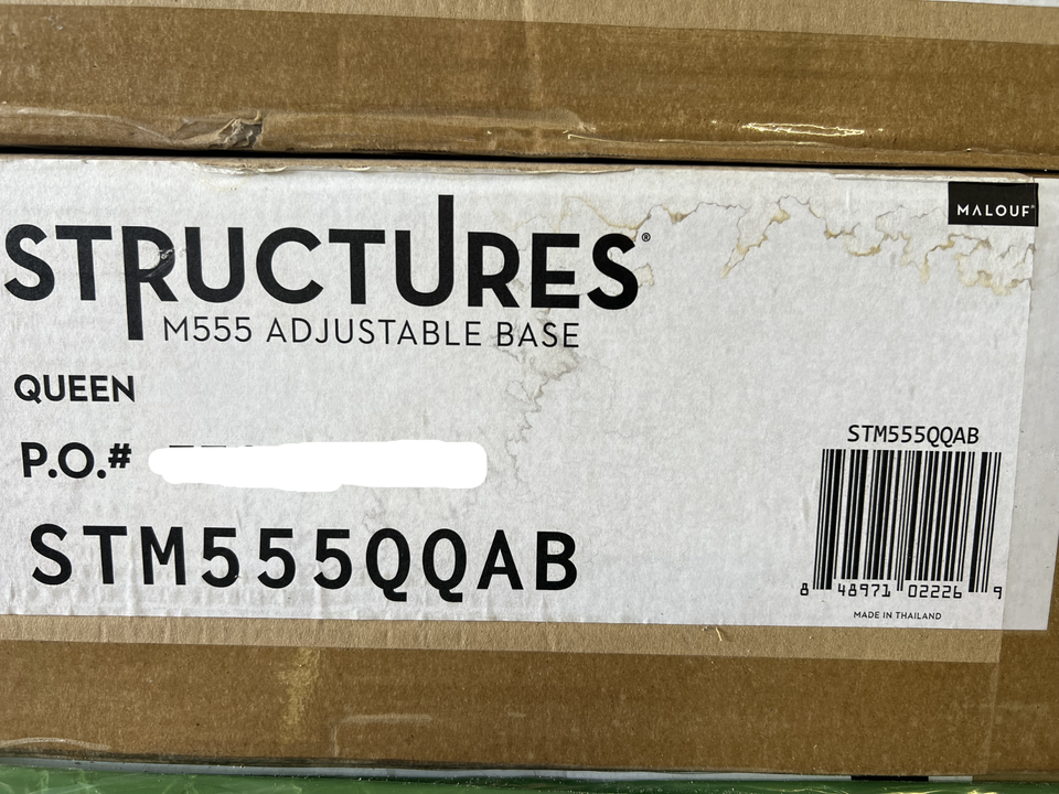 Malouf Structures Smart Adjustable QUEEN Bed Base M555 | eBay
