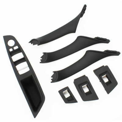 7PCS Door Handle Recessed Grip Switch Panel for BMW 5 Series F10 F11 ...