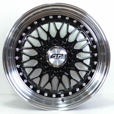 GTP WHEELS 072 FLOW FORMING 8,5x16" 4x100/108 ET35 73.1 Schwarz poliert ...