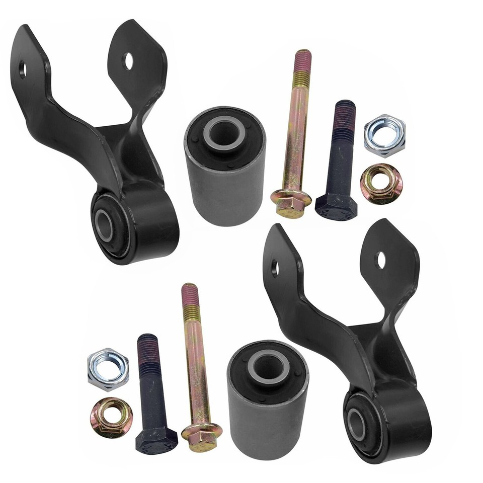 2PCS Front Leaf Spring Shackle Bracket Kit For Ford F250 F350 1980-1997 ...