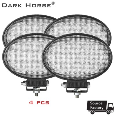 4XOval 65W Agricultural LED Lights 12V 24V tractor work light Flood ...
