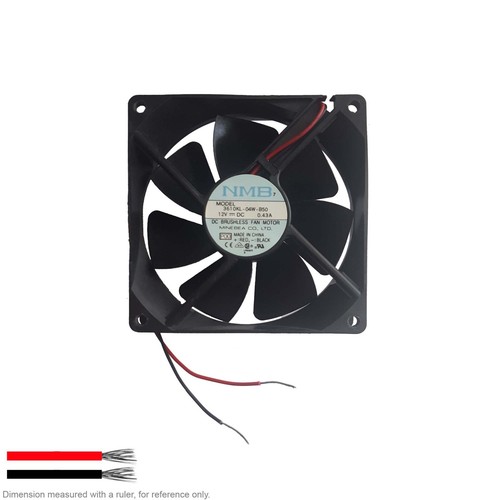 Fan Muffin Cooling DC 12V DC12V 12VDC 92mm 92x92x25 NMB 3610KL-04W-B50 7 | eBay