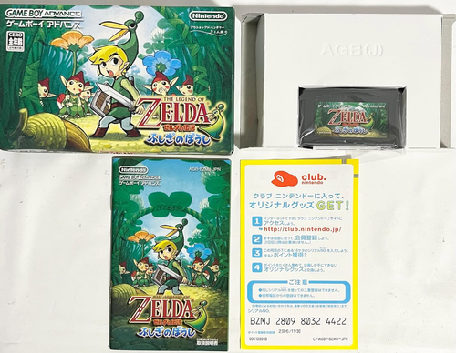 Gameboy Advance The Legend of Zelda "The Minish Cap" with box | eBay UK