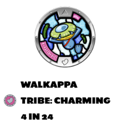 Yo-Kai Watch Medal Collection Series 1 WALKAPPA with QR Code Hasbro ...