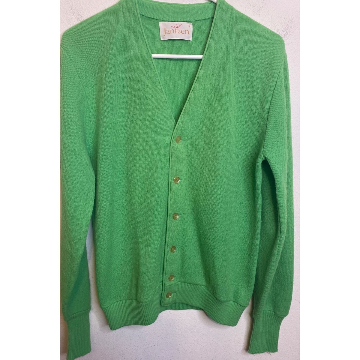 Vintage 70s Jantzen Grunge Shaker Knit Cardigan Sweater Vintage 70s Jantzen Grunge Shaker Knit Cardigan Sweater