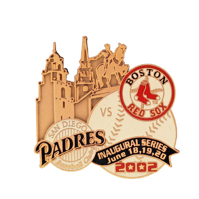 San Diego Padres vs Boston Red Sox Inaugural Series 2002 MLB Lapel Pin ...