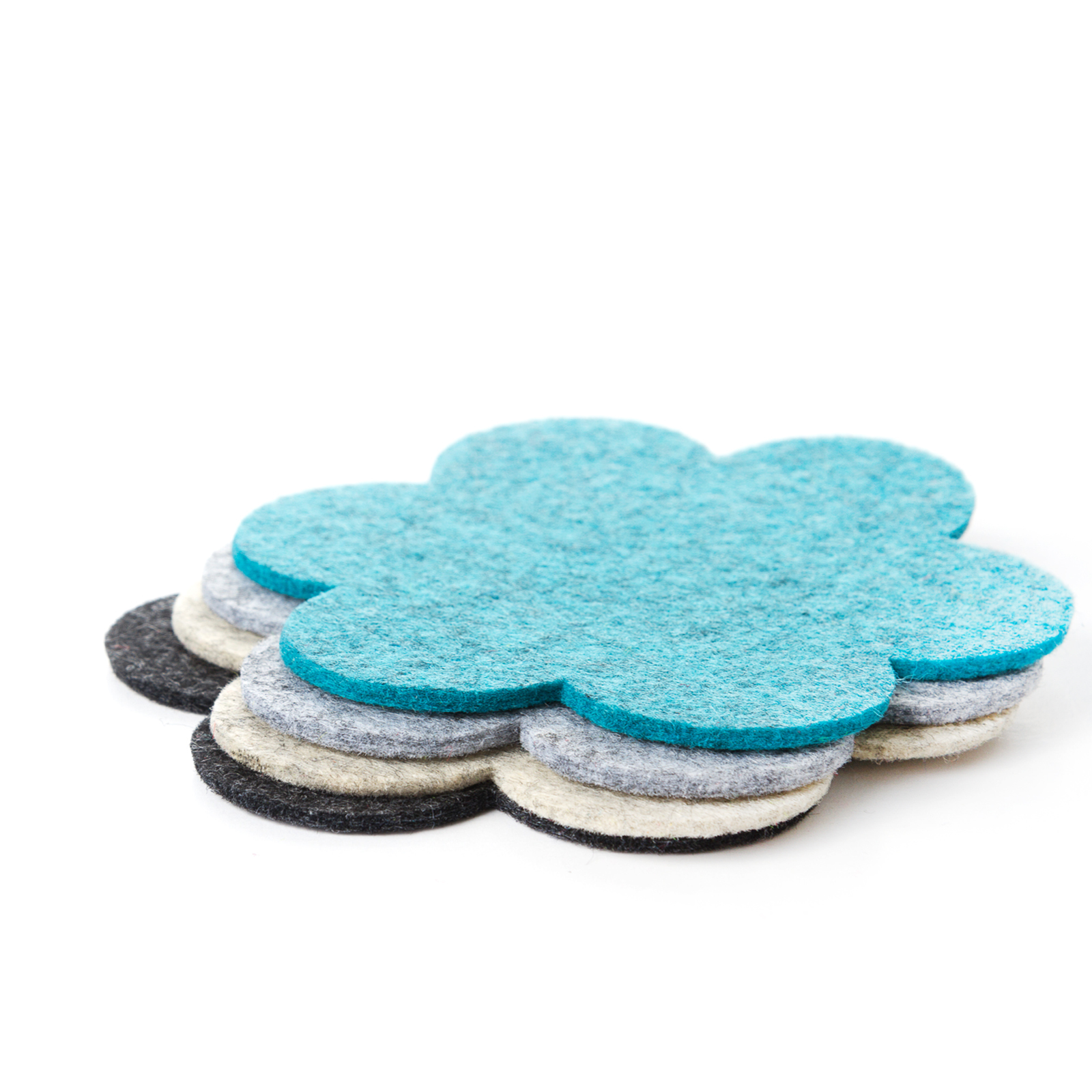 1 BLUME FILZ Untersetzer Tassenuntersetzer Glasuntersetzer / 31 Farben ...