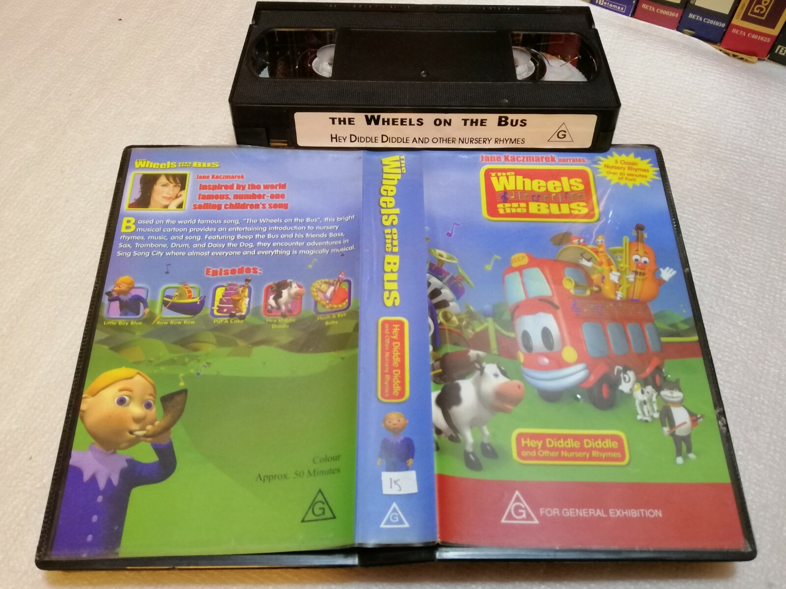 THE WHEELS ON THE BUS (5 Episodes) - Rare Australian Sell Thru Vhs ...