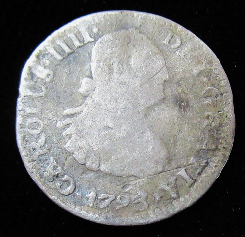 Mexico: 1793 Spanish Colony 1/2 Real | eBay UK