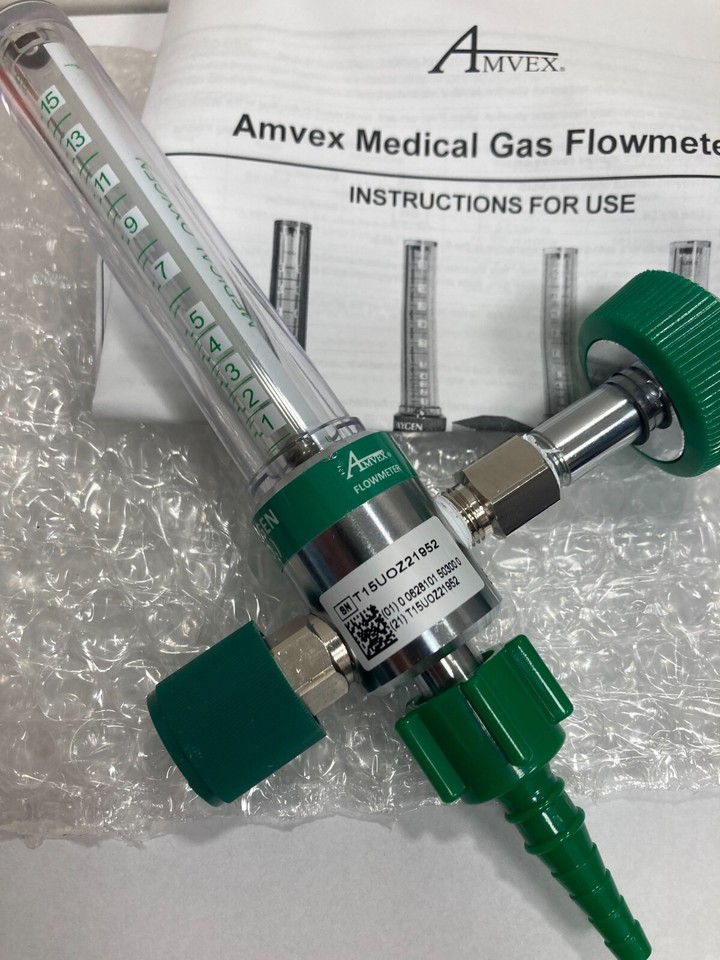 Amvex 15 Liter Oxygen Flowmeter Model T15UO Ohio Medical NEW | eBay