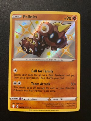 POKEMON TCG FALINKS SV74/SV122 SHINING FATES SHINEY RARE!! | eBay