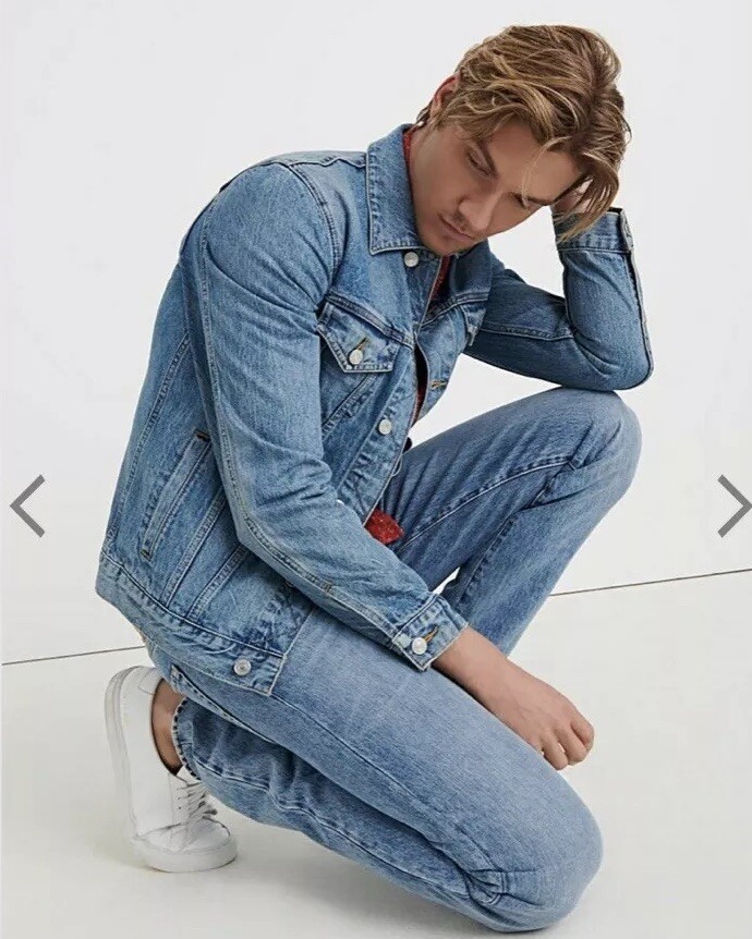 Lucky Brand Men’s McKinney Denim Jacket Medium NWT | eBay