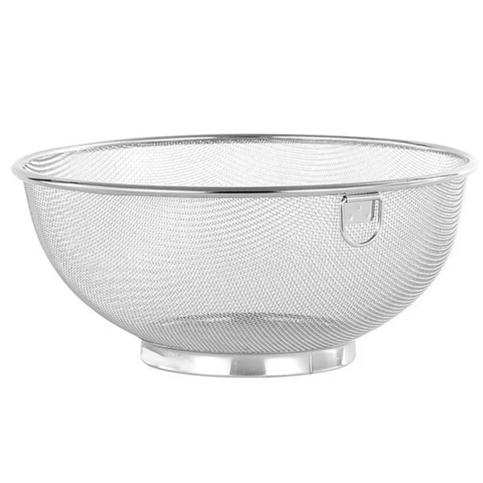 Stainless Steel Mesh Colander Rice Washing Fine Mesh Colander Cooking ...