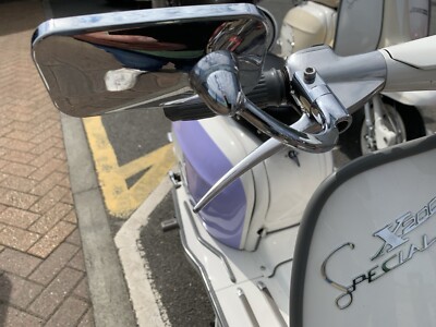 Lambretta handle bar mirror Sx Tv Gp Li In Chrome Finish Easy Fitting ...