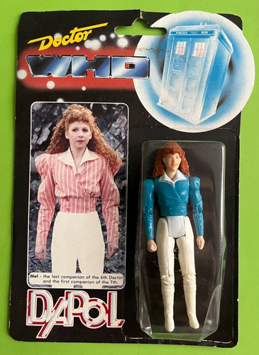 1987 Dapol Doctor Who MEL Toy Action Figure Blue Top Sealed MOC Dr ...