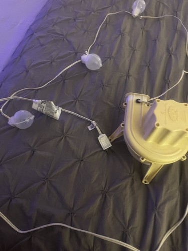 Gemmy OEM Replacement Inflatable YEF-60A Fan with Base & Lights Indoor ...