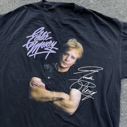 2003 Eddie Money Tour Signature Cotton Full Size Unisex T-shirt TMB2234 ...