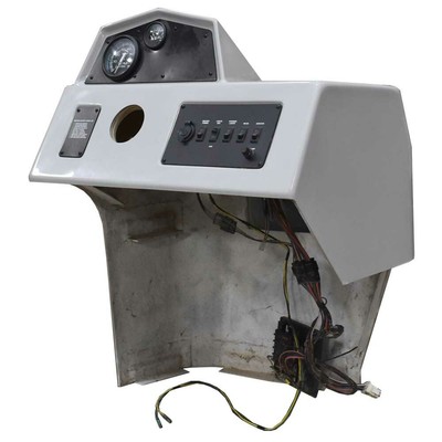 G3 Boat Steering Center Console | Gray Fiberglass W/ Gauges (Used) | eBay