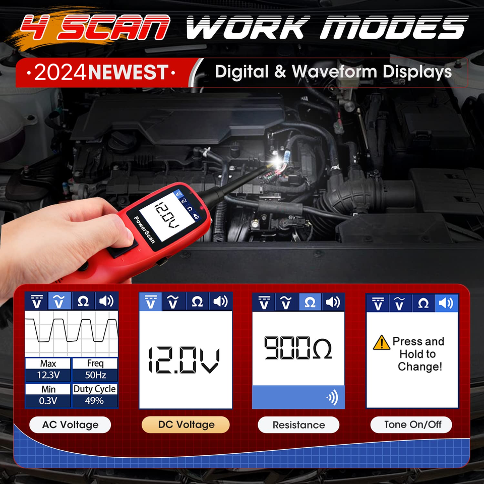 Autel PowerScan PS100 Circuit Tester Electrical Diagnostic Power Probe ...