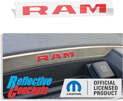 RAM Radio Dash Bezel Overlay Decal Sticker 2019-2024 Ram (all except ...