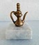 Vintage Islamic Saudi Sahara Dallah marble pot Arab Hand cast Brass ...