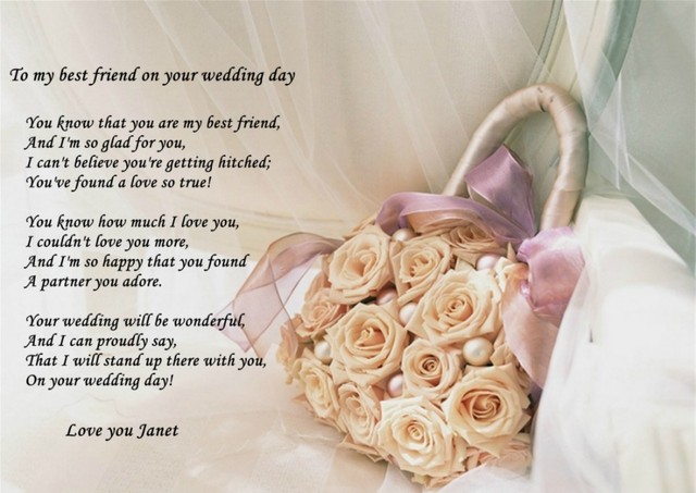 Personalised A4 Poem To My Best Friend On Her Wedding Day Ideal For Framing For Sale Online EBay personalised-a4-poem-to-my-best-friend-on-her-wedding-day-ideal-for-framing-for-sale-online-ebay