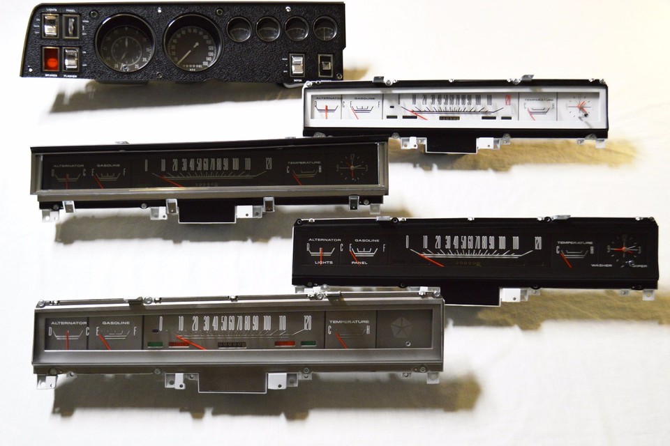1968-1970 Mopar Road Runner Satellite Standard Dash Cluster Gauges ...