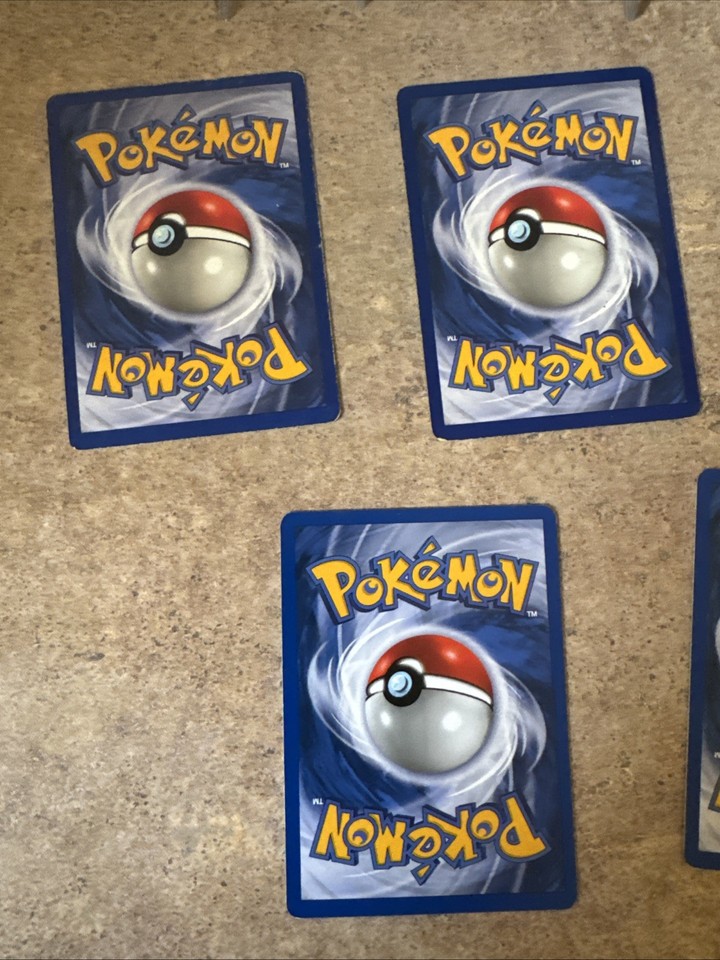 8 Card Pokemon Base Set Unlimited Vintage Card Lot Common/ Uncommon LP ...