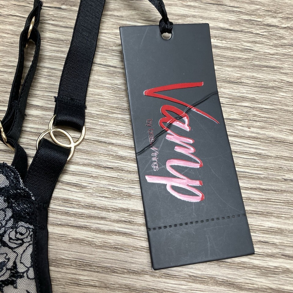 BRAS N THINGS - Vamp - Ivy Non Pad Demi Cut Bra Sexy Lingerie - BNWT ...