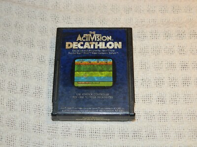 Decathlon (Activision) (Atari 2600) *Authentic TESTED WORKS ...