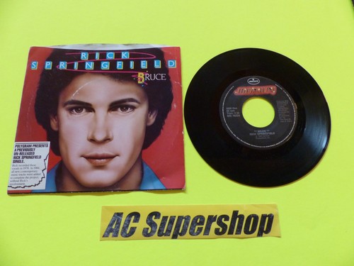 Rick Springfield bruce / guenevere - 45 Record Vinyl Album 7" | eBay