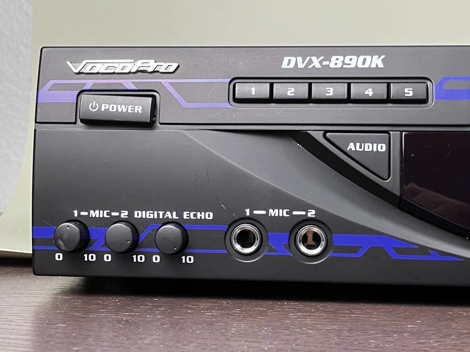 Vocopro DVX-890K Multi-Format Digital Key Control DVD Karaoke Player ...