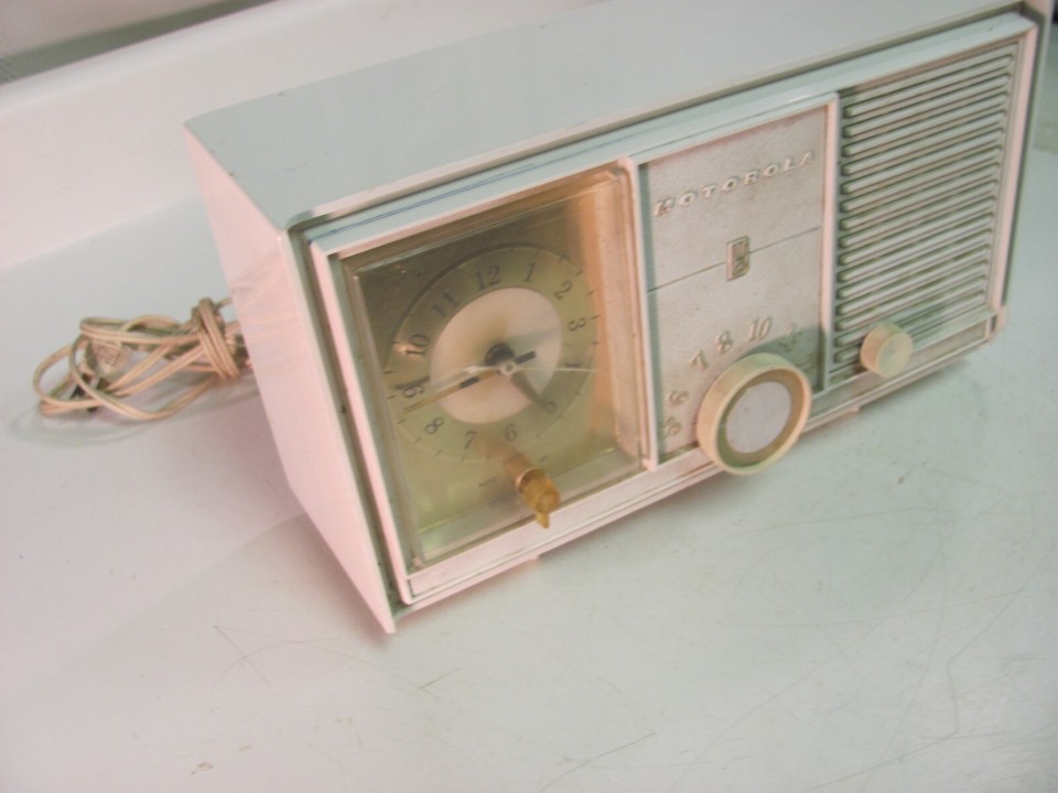 Vintage Motorola Tube Radio Time Clock Model AC4BH | eBay