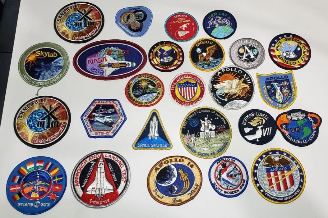 Mercury 3 Space Mission Patches