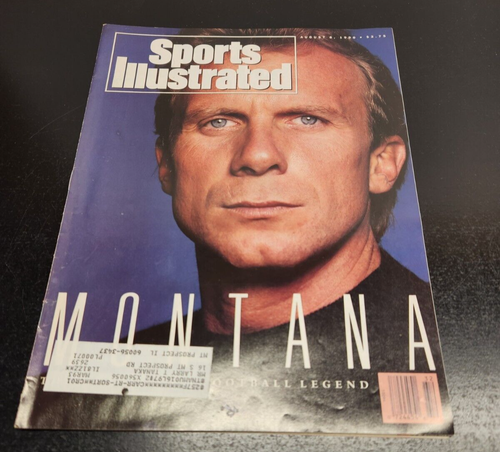 Sports Illustrated - August 6, 1990-Joe Montana the Legend - San ...