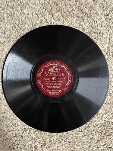 Victrola Red Label VE Orthophonic Recording Reinald Werrenrath record ...
