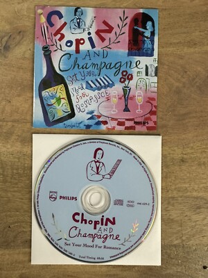 Chopin And Champagne CD Album Set Your Mood For Romance Classical *NO ...