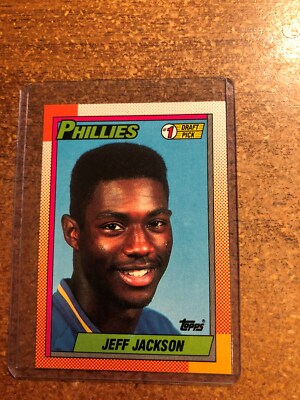 1990 Topps Baseball # 74 # 1 Draft Pick Jeff Jackson RC | eBay