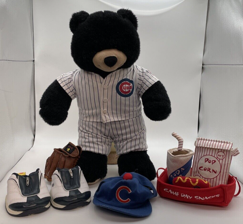Build A Bear Chicago Cubs Uniform Plush Teddy Bear with Shoes ...