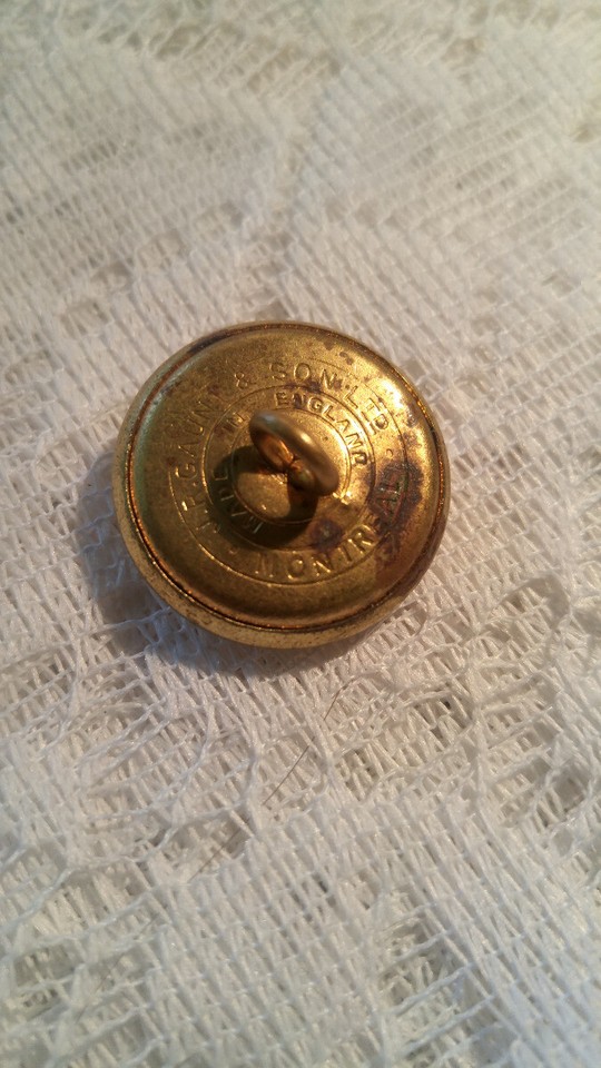 Vintage Military Coat Button Royal Canadian Corps of Signals Gaunt ...