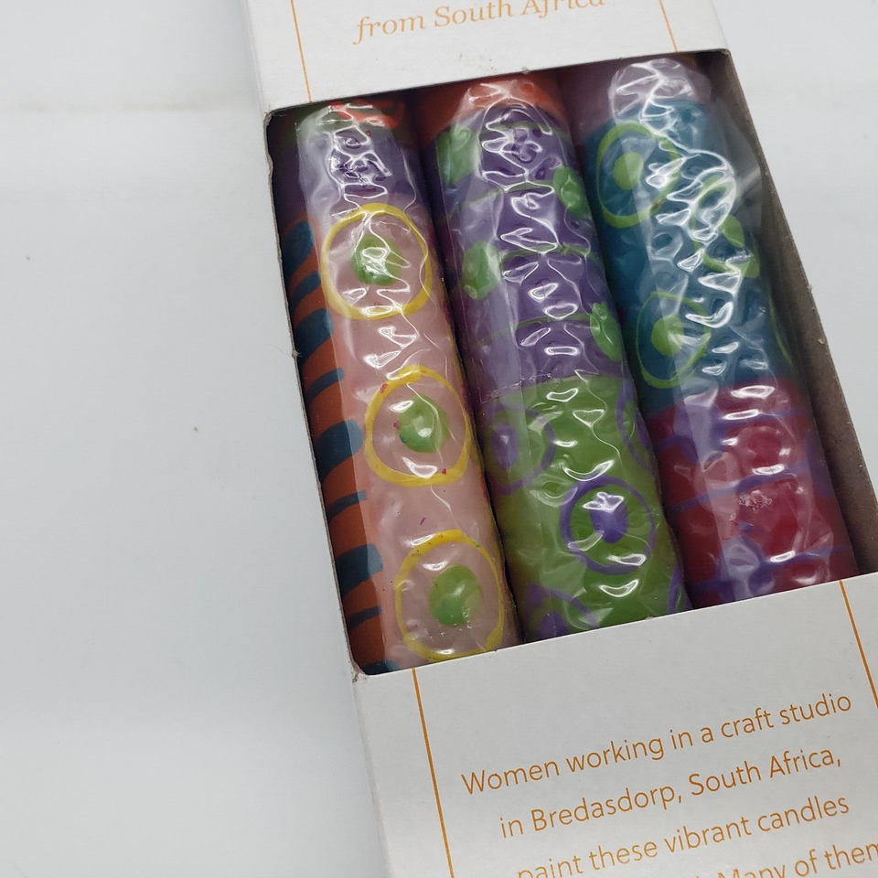 Petalura Hand Painted Candles from South Africa Multicolor | eBay