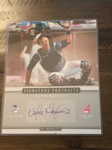 Victor Martinez Autographed 8X10 Photo Upper Deck Authentic | eBay
