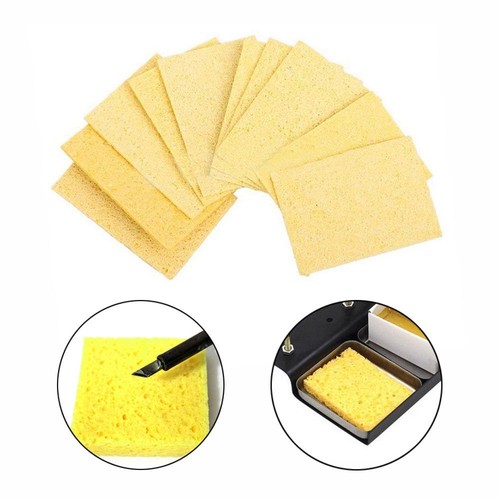 Temperature Scouring Cleaning Sponge Soldering Iron Yellow Electric ...