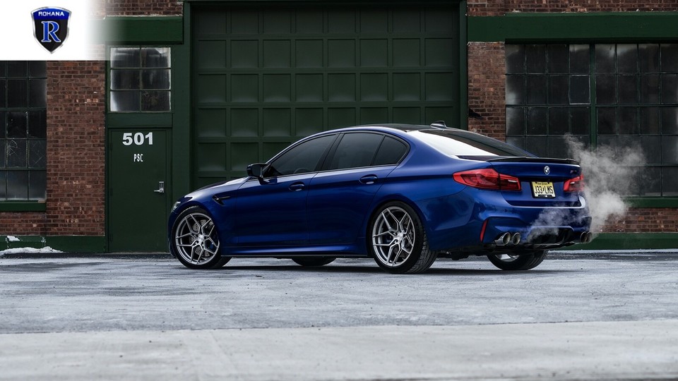 20” ROHANA RFX11 BRUSHED TITANIUM CONCAVE WHEELS FOR BMW E90 E92 F80 M3 ...